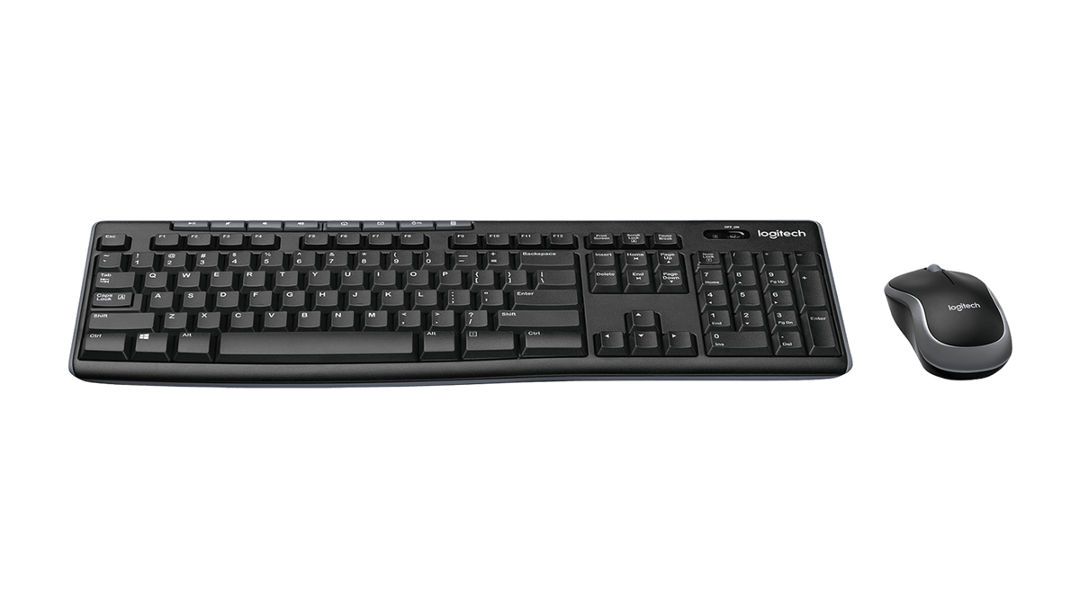Logitech Mk270r Wireless Keyboard And Mouse Combo Black