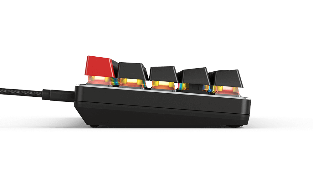 Glorious GMMK-COMPACT-BRN RGB Modular Mechanical Keyboard